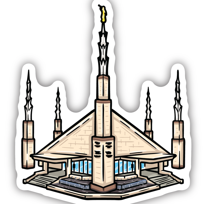 Sticker Dallas Temple