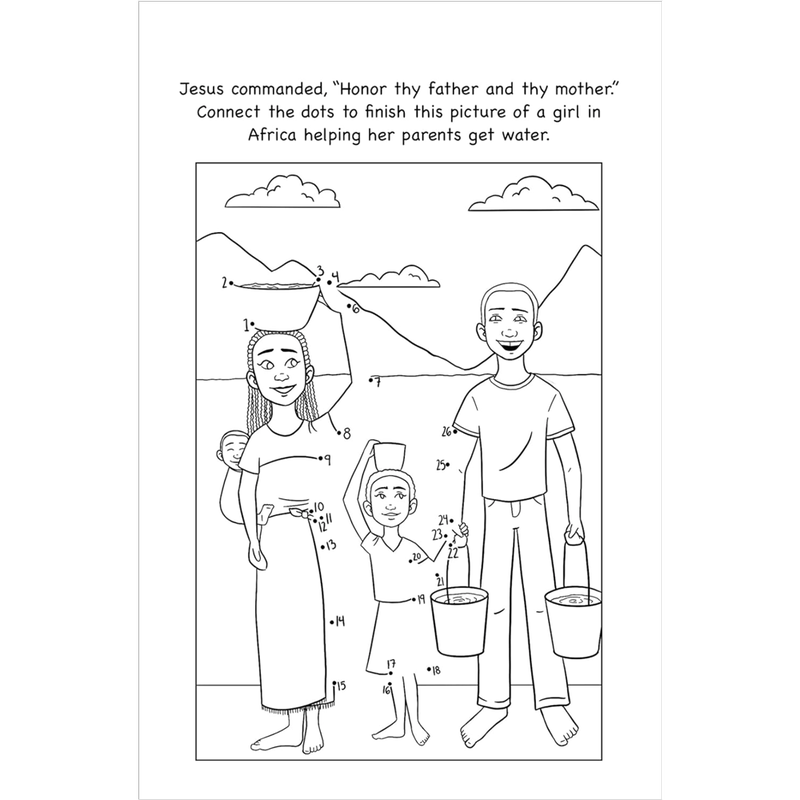 honor thy father and mother coloring pages