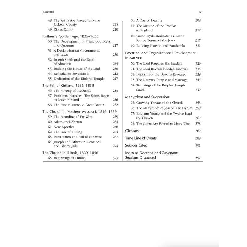 Church History for Latter-day Saint Families