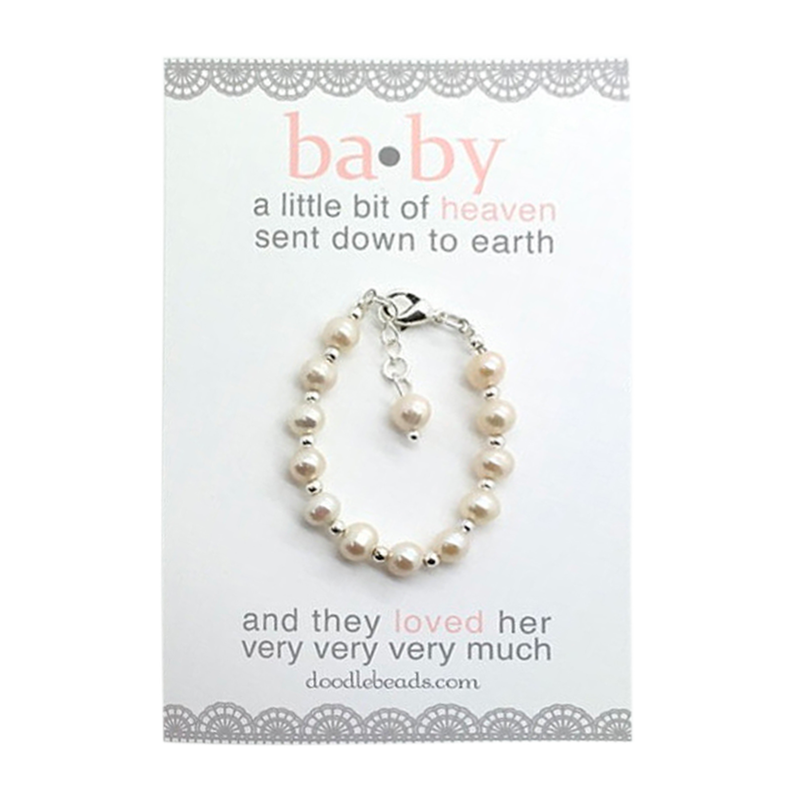 Pearl Baby Blessing Bracelet
