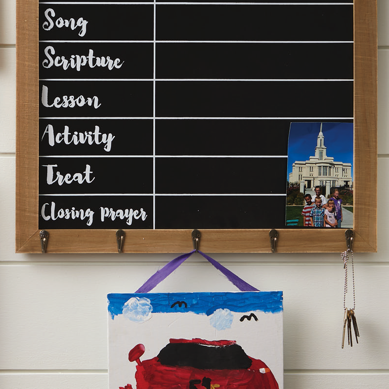 Family Home Evening Chalkboard