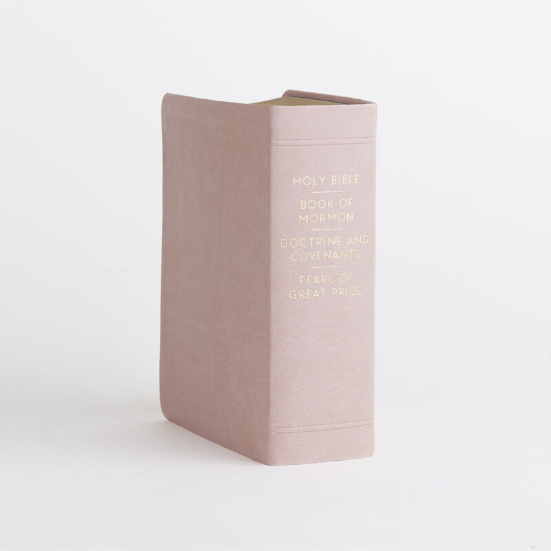 Simulated Leather Standard Quad Combination, Indexed Pink