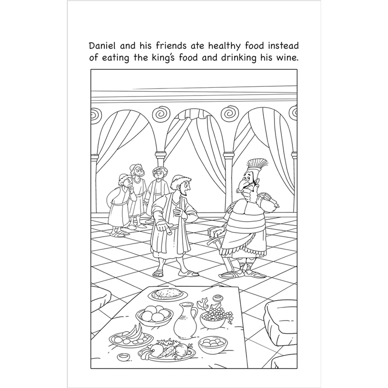 daniel and the kings food coloring pages