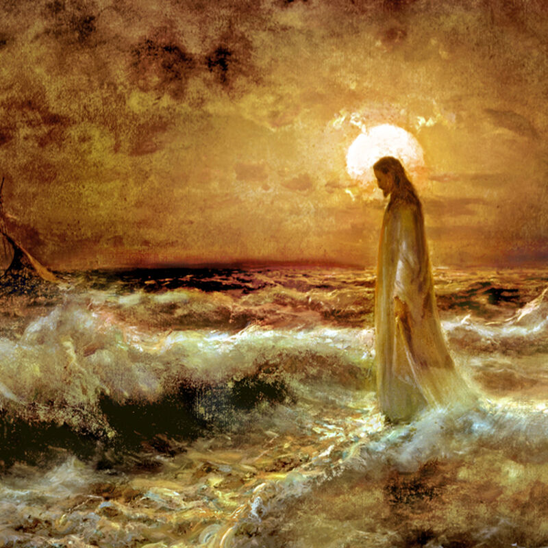 Images Of Jesus Walking On Water The Miracles Of Jesus Walking On