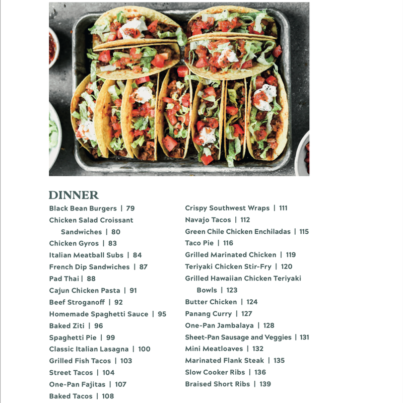 Tastes Better From Scratch Cookbook