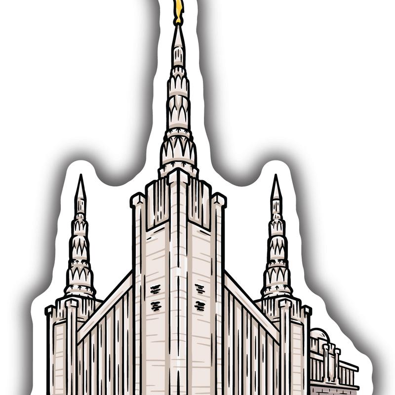 Sticker Portland Temple