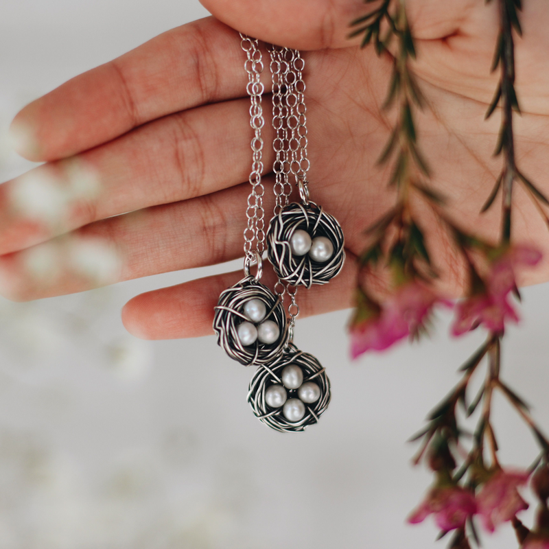 Two Messy Nest Necklace