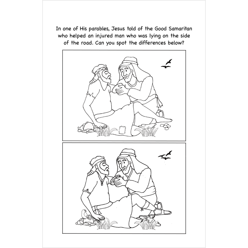 google good samaritan coloring pages