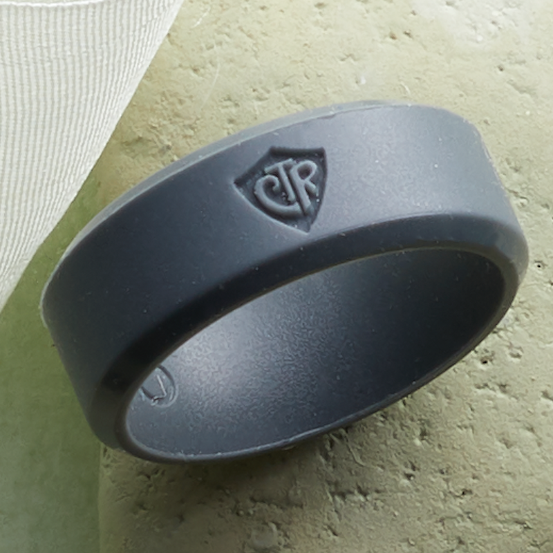 Silicone Bevel Slate CTR Ring