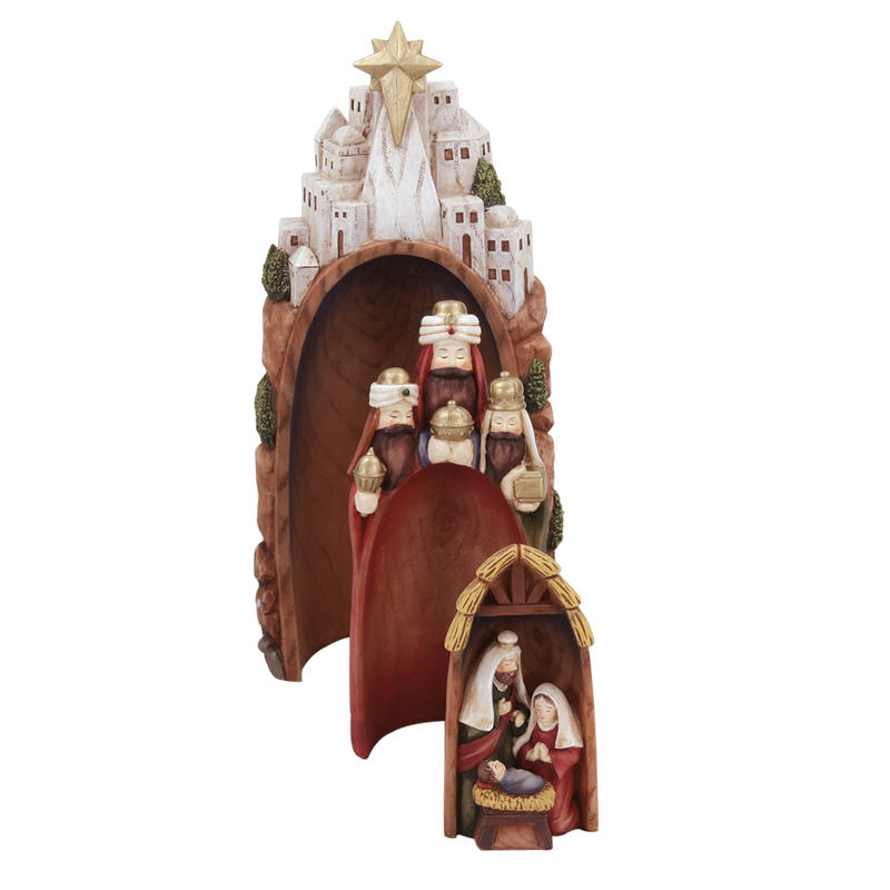 Nesting Resin Nativity Arch