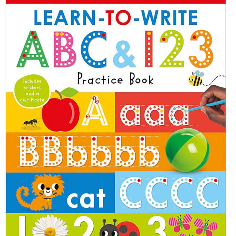 Learn to Write ABC & 123 Workbook