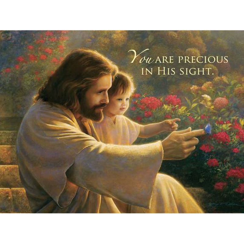 Precious In His Sight (3x4 Print with Quote)