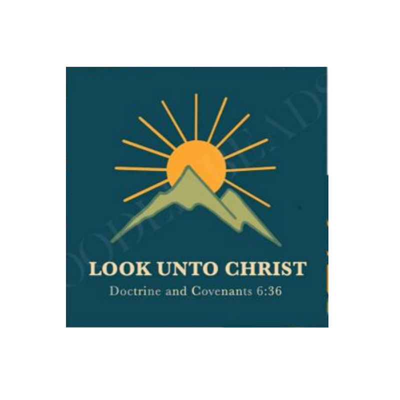 Look unto Christ 2025 Youth Theme Mountain Print