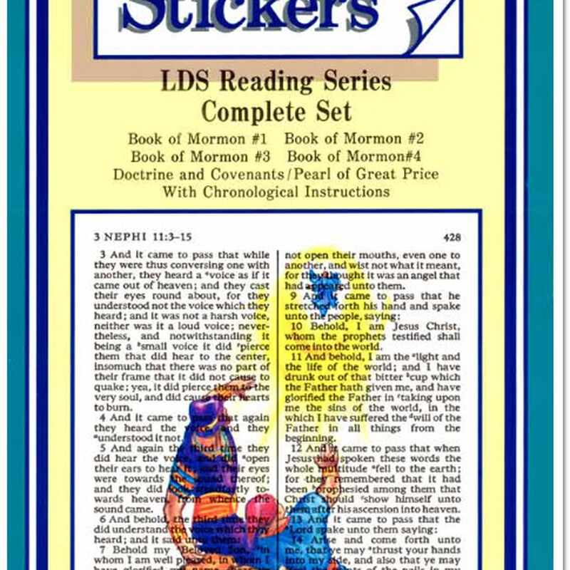 Scripture Stickers: LDS Complete Reading Series