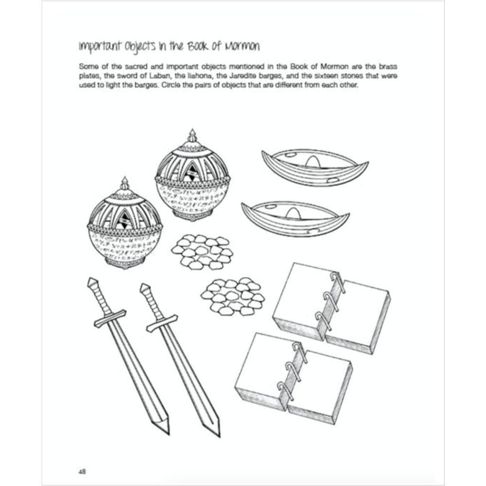 jaredites coloring pages